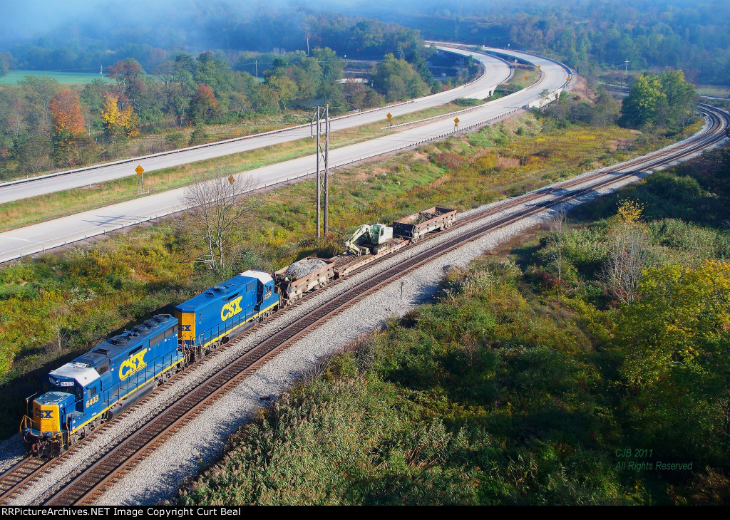 CSX 6403 and 2229 (2)
